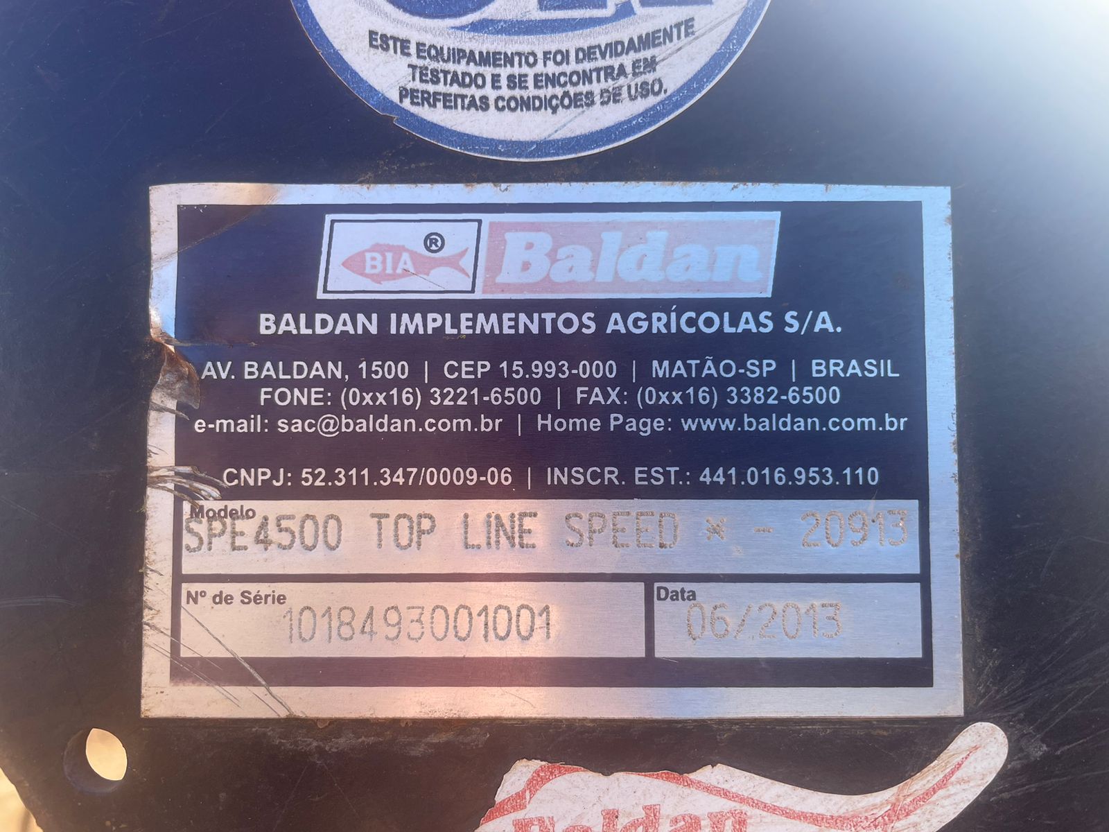 Coamo Máquinas | Plantadeira Baldan SPE TOP LINE FLEX ano 2013